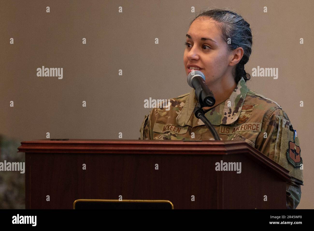 U.S. Air Force Lt. Col. Gina McKeen, 502d Air Base Wing Public Affairs ...
