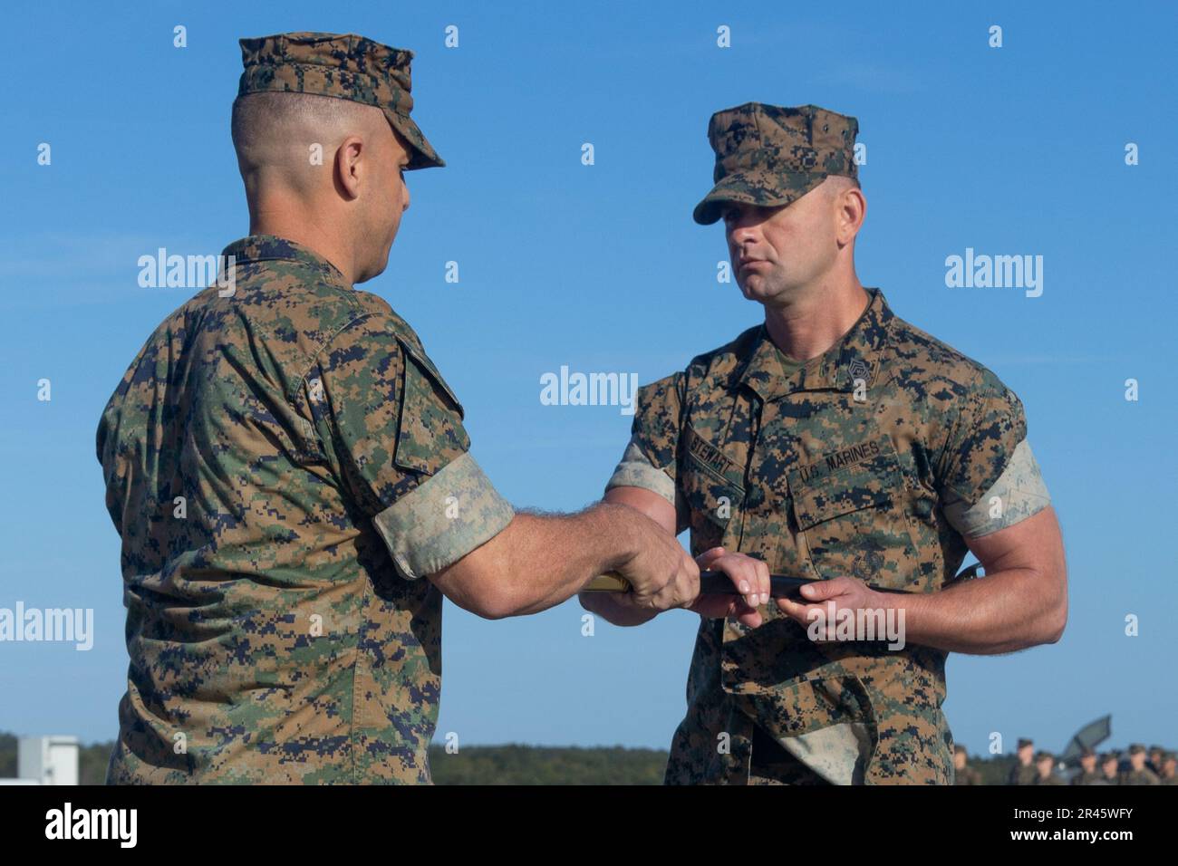 U.S. Marine Corps Sgt. Maj. Joe Stewart, sergeant major, Headquarters ...