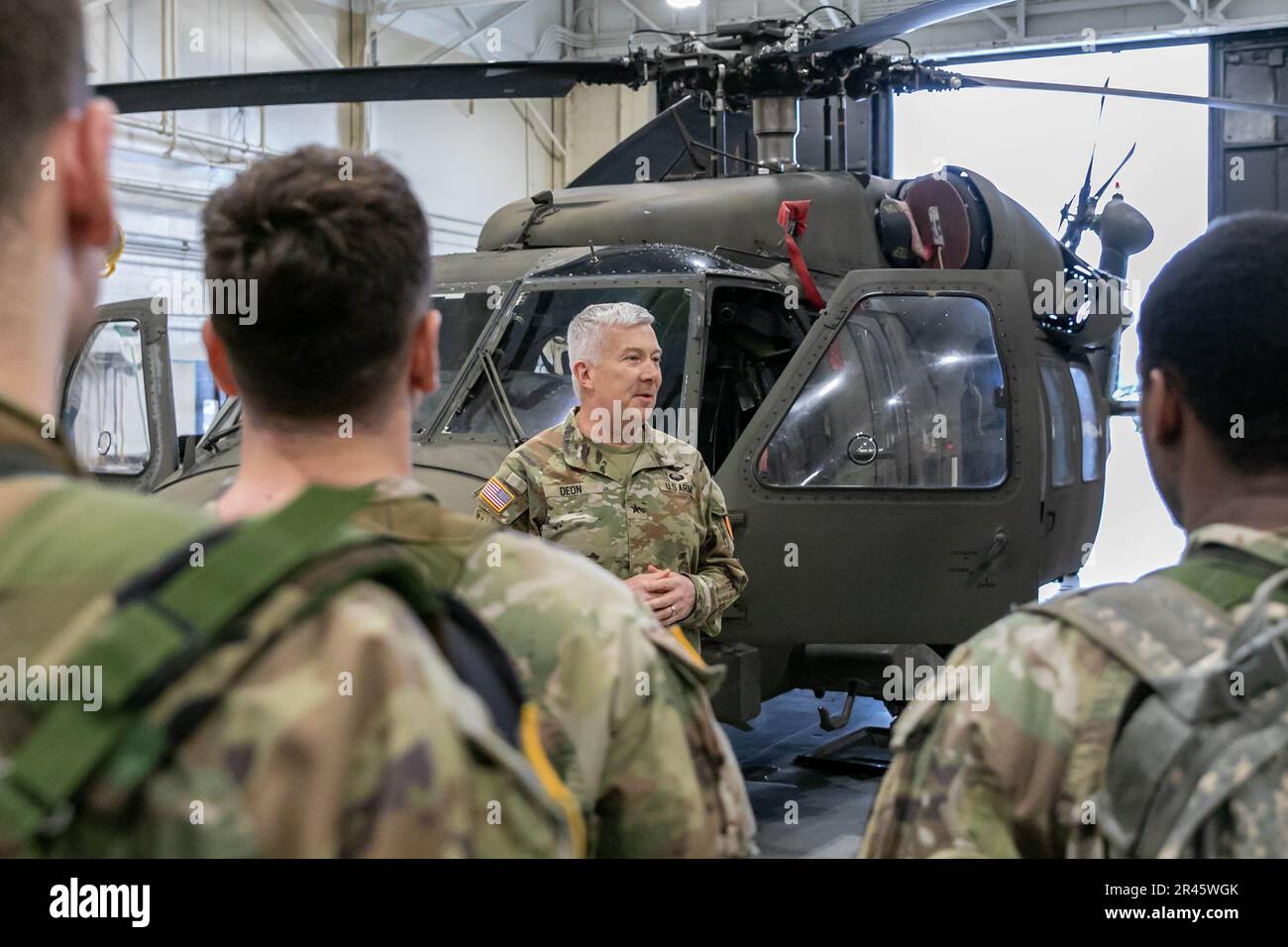 Brig. Gen. Roger Deon, Commanding General of the Army Reserve Aviation ...
