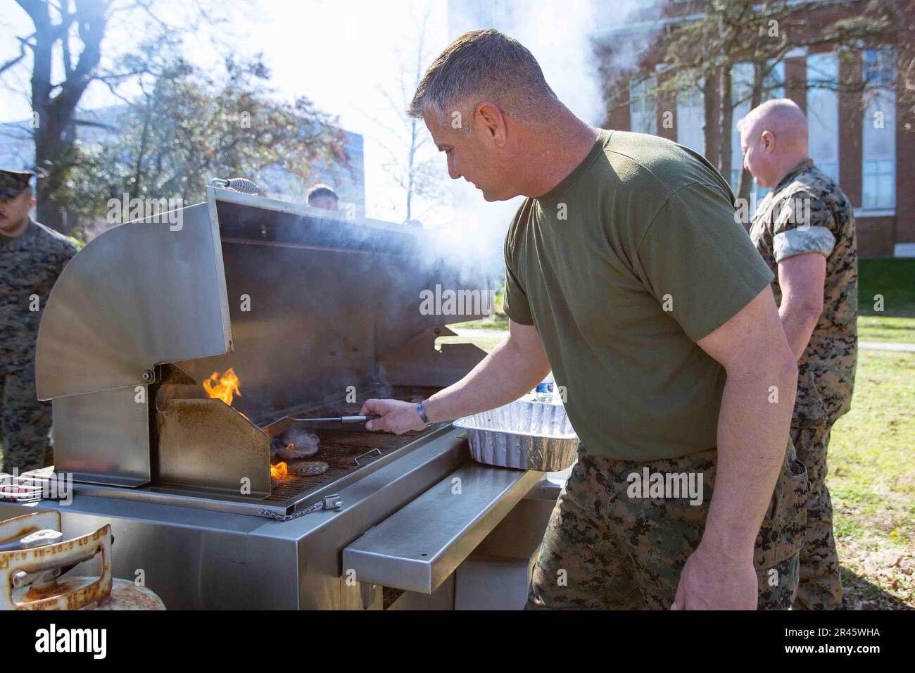 U.S. Marine Corps Maj. Altan Kandiyeli, an infantry officer with Fleet ...