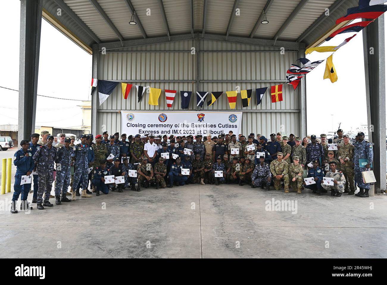 Service member from seven countries come together at the closing ...
