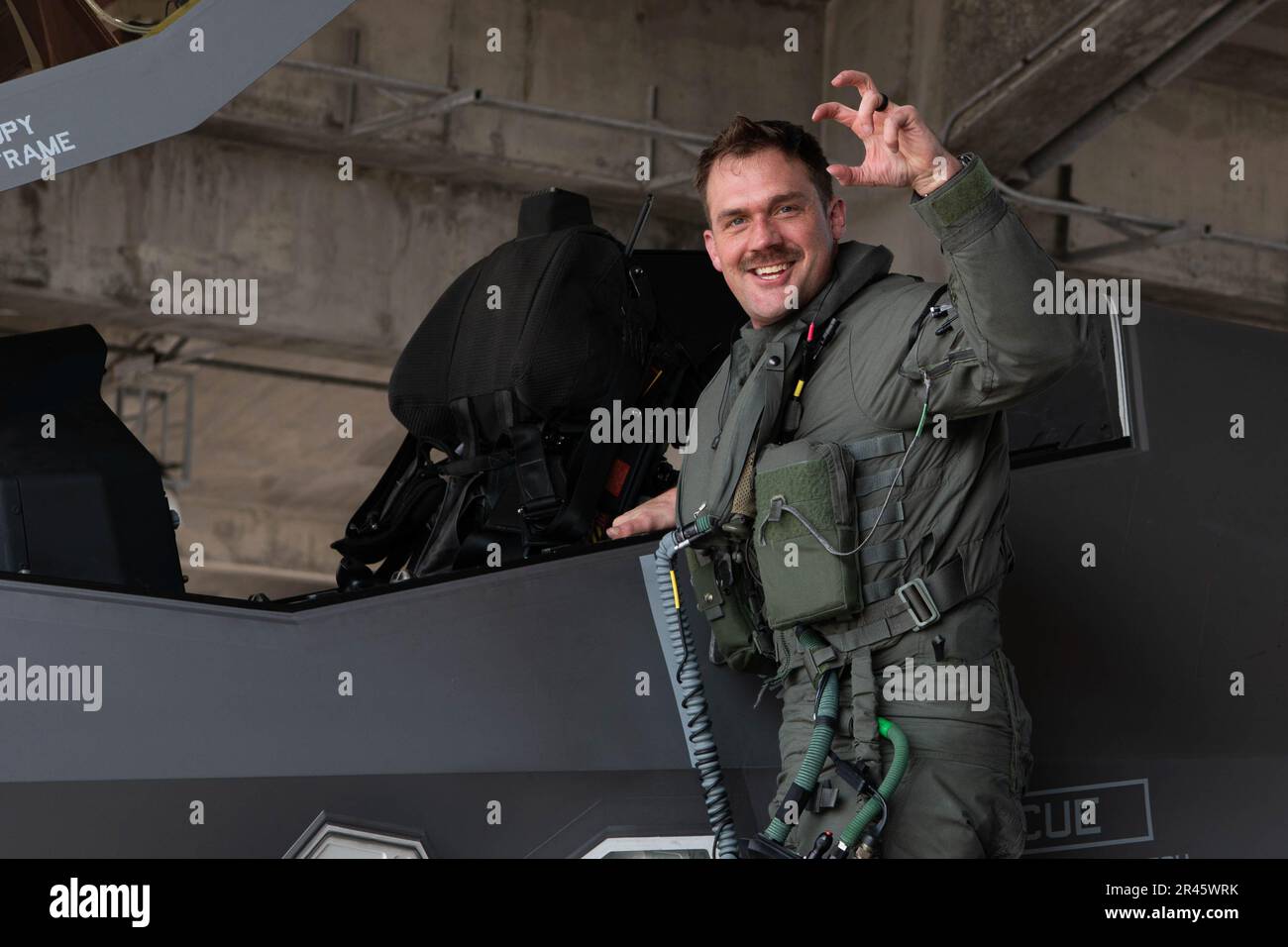 U.S. Air Force Lt. Col. Michael Mickus, 355th Expeditionary Fighter ...