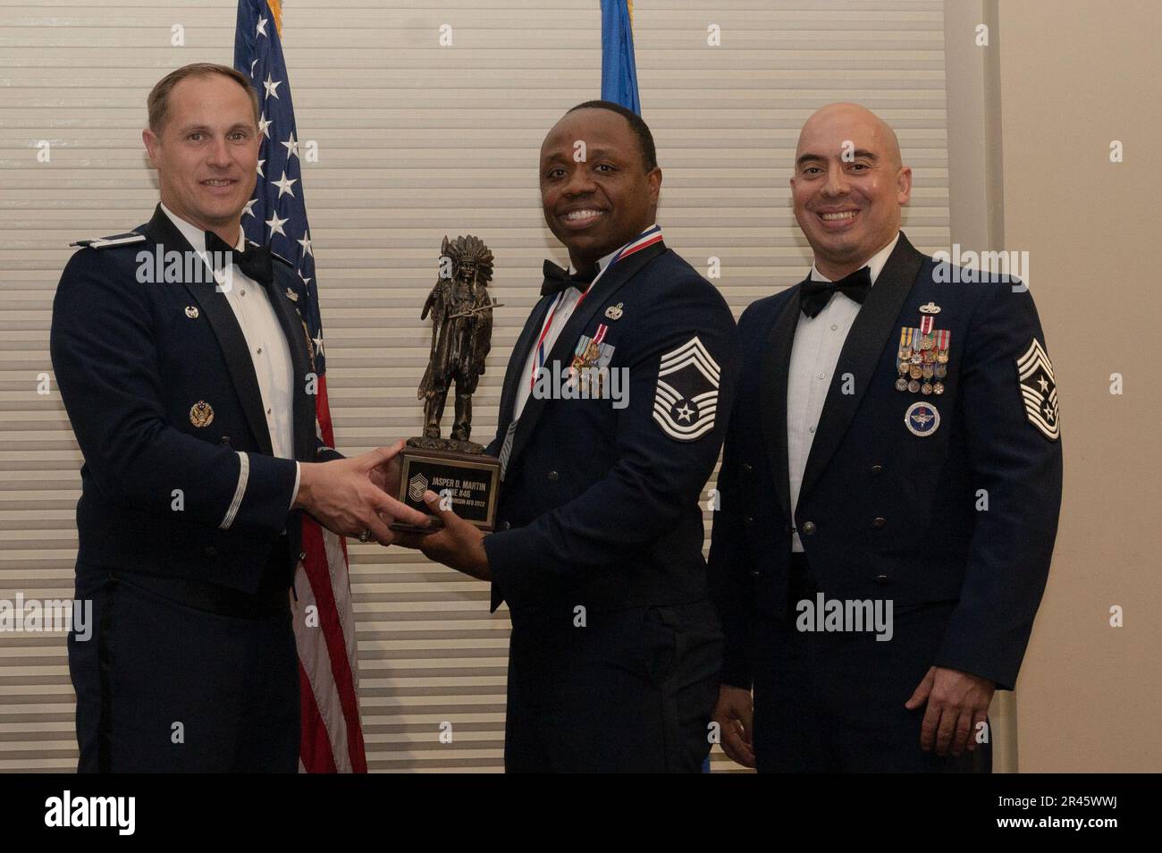 Col. Lucas Teel, 4th Fighter Wing commander, and Chief Master Sgt ...