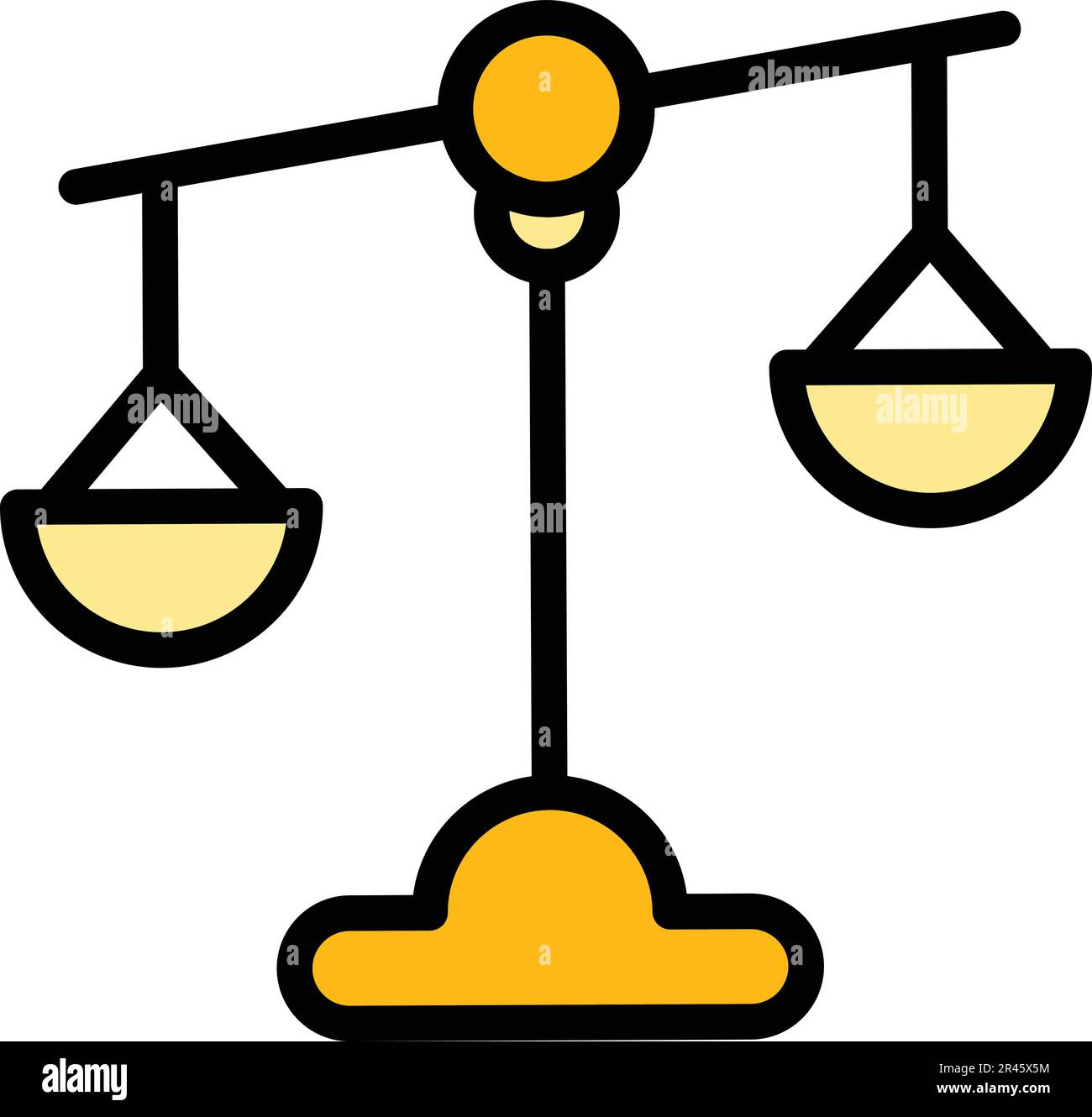 Financial planning balance icon. Outline Financial planning balance ...