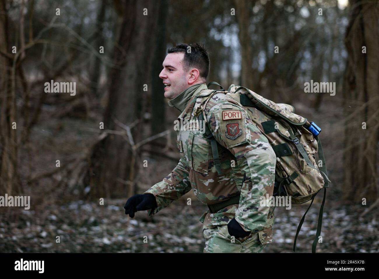 Tech. Sgt. Gabriel Clark, 87th Aerial Port Squadron ramp operations ...