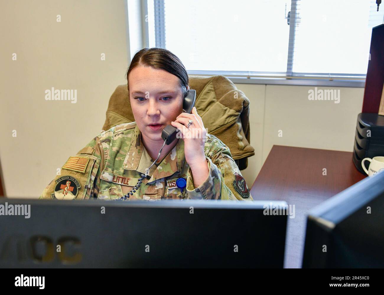 U.S. Air Force Staff Sgt. Victoria Little, 18th Medical Support ...
