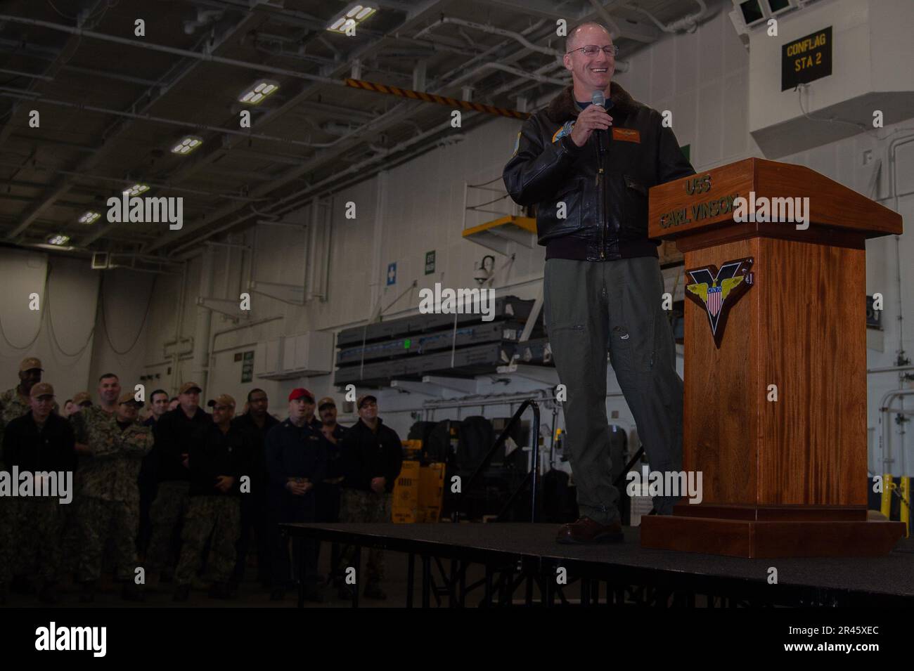 230113-N-PQ495-1045 SAN DIEGO (Jan. 13, 2023) Capt. P. Scott Miller ...