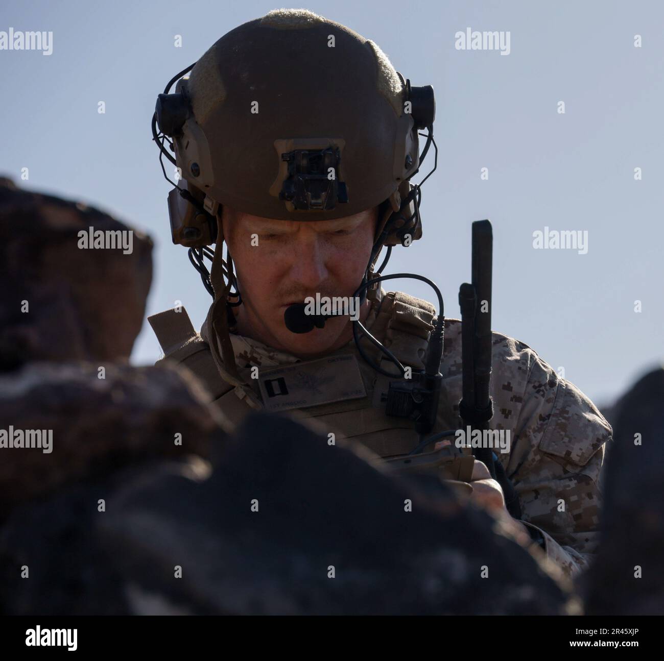 U.S. Marine Corps Capt. David Kramer, a native of Modesto, California ...