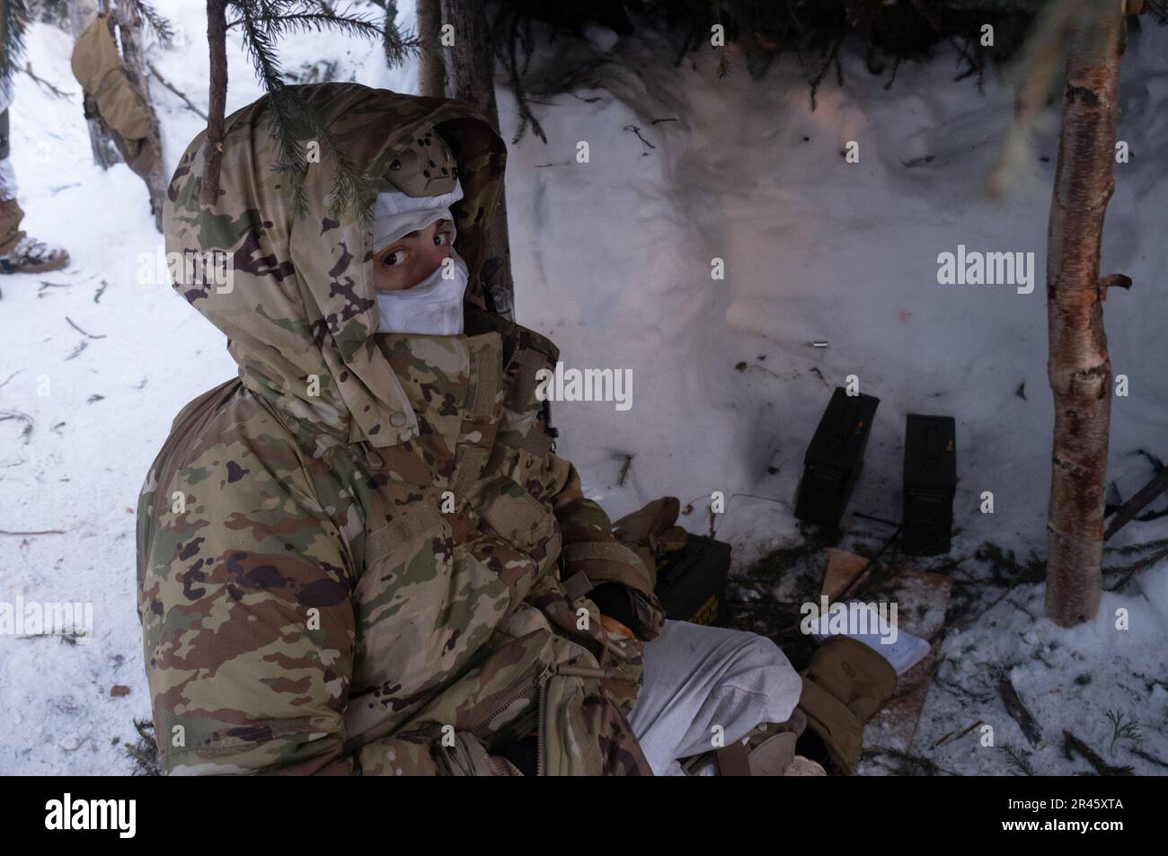 Spc. Houston Keith Hall from 2nd Brigade Combat Team (Airborne), 11th ...
