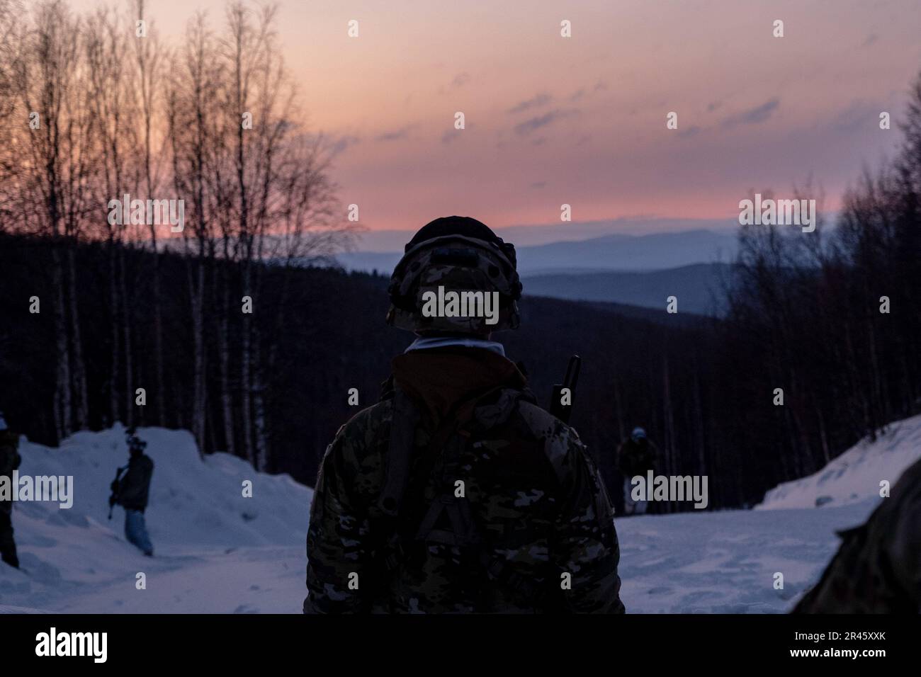 A soldier from 2nd Brigade Combat Team (Airborne), 11th Airborne ...