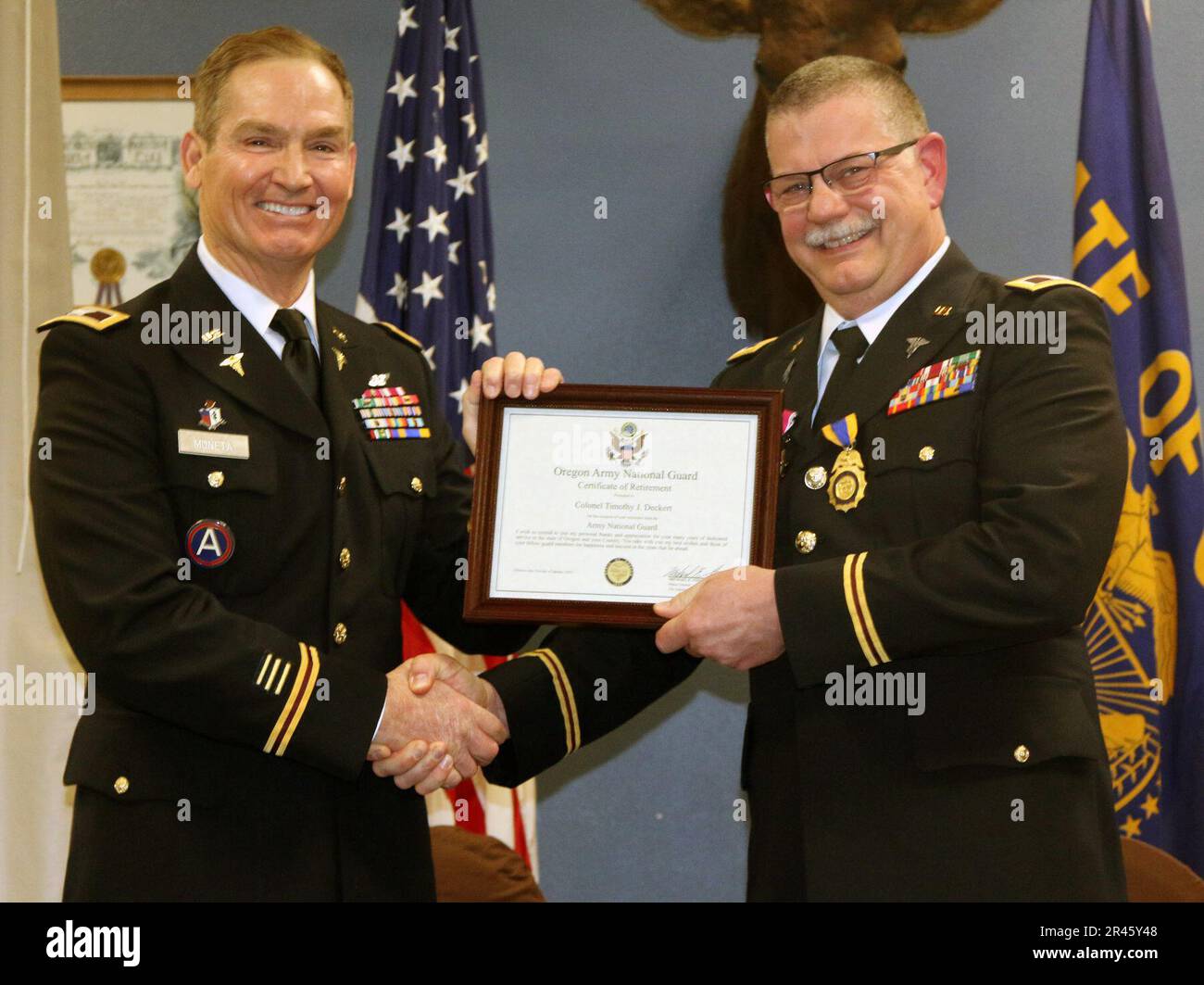 Col. Timothy Deckert was honored during a retirement ceremony, Jan. 7 ...