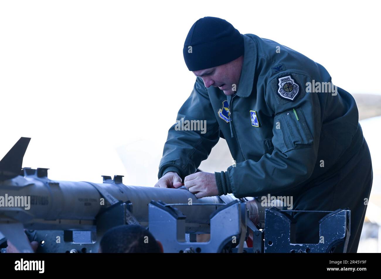 U.S. Air Force Col. Charles Schuck, commander of the 33rd Operations ...