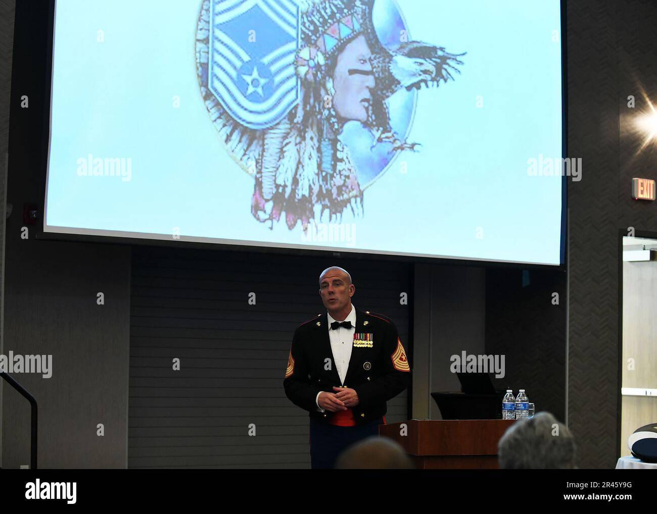 U.S. Army Sergeant Major Howard Kreamer, U.S. Strategic Command senior ...