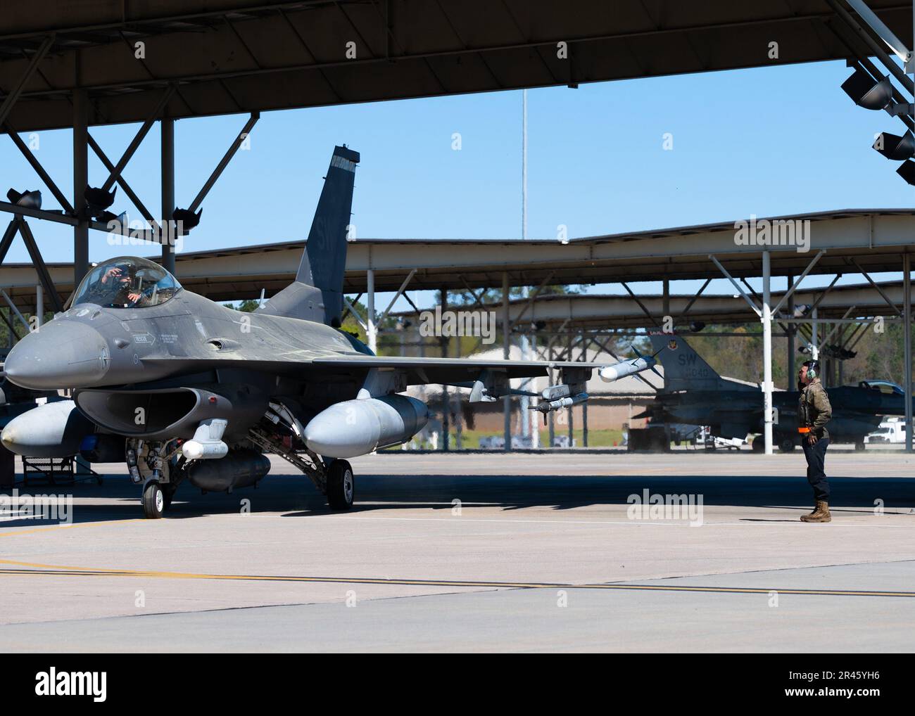 U.S. Air Force Senior Airman John Perez, 79th Fighter Generation ...