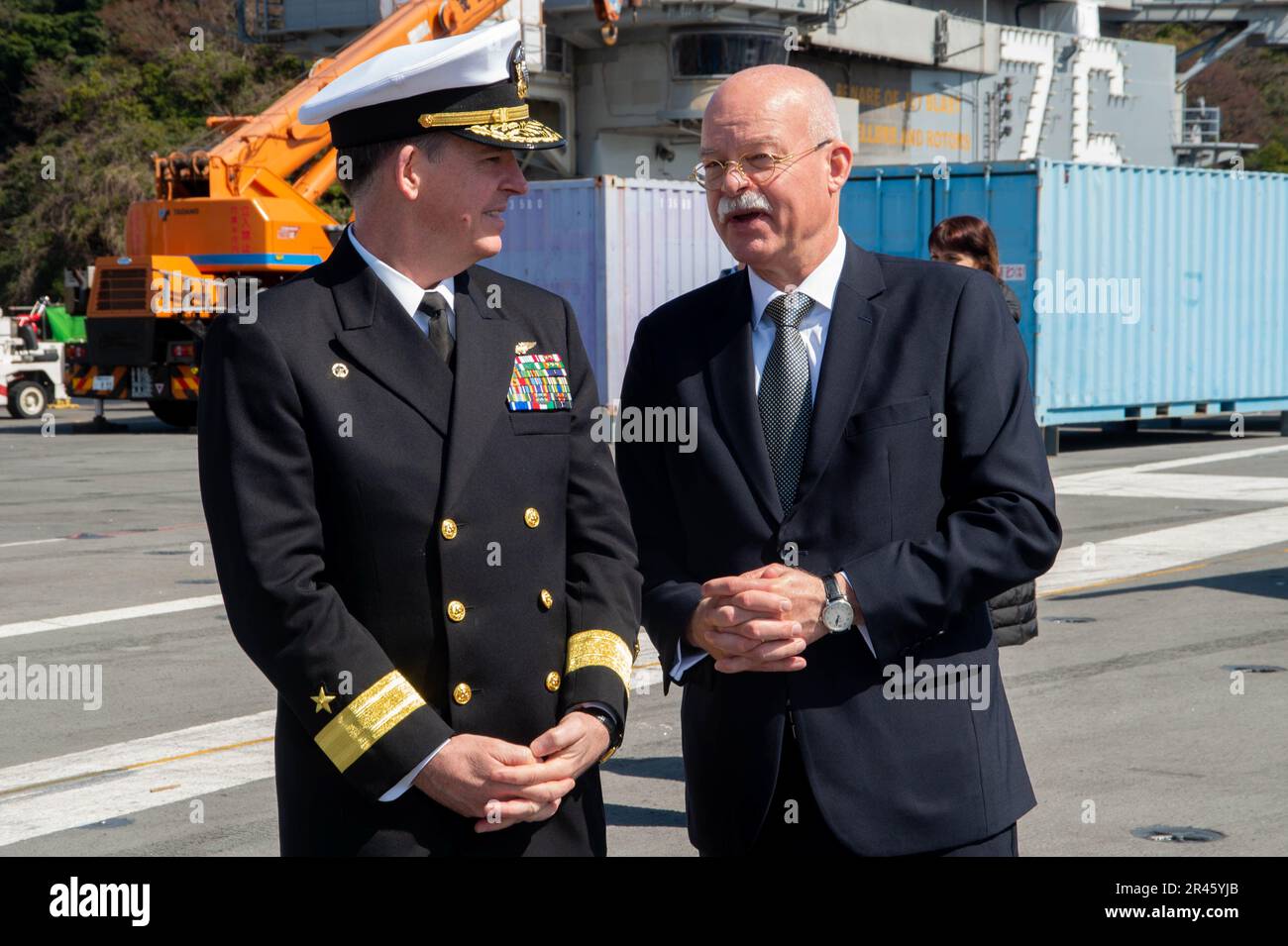 230319-N-YX844-2220 YOKOSUKA, Japan (March 19, 2023) Rear Adm. Michael ...
