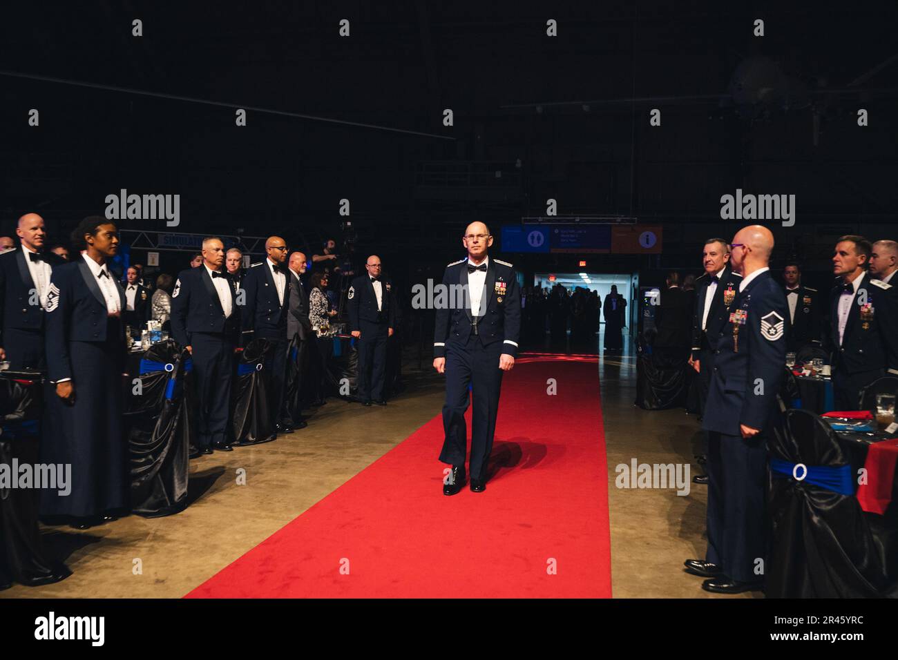 Gen. Duke Richardson, Air Force Materiel Command commander, arrives for ...