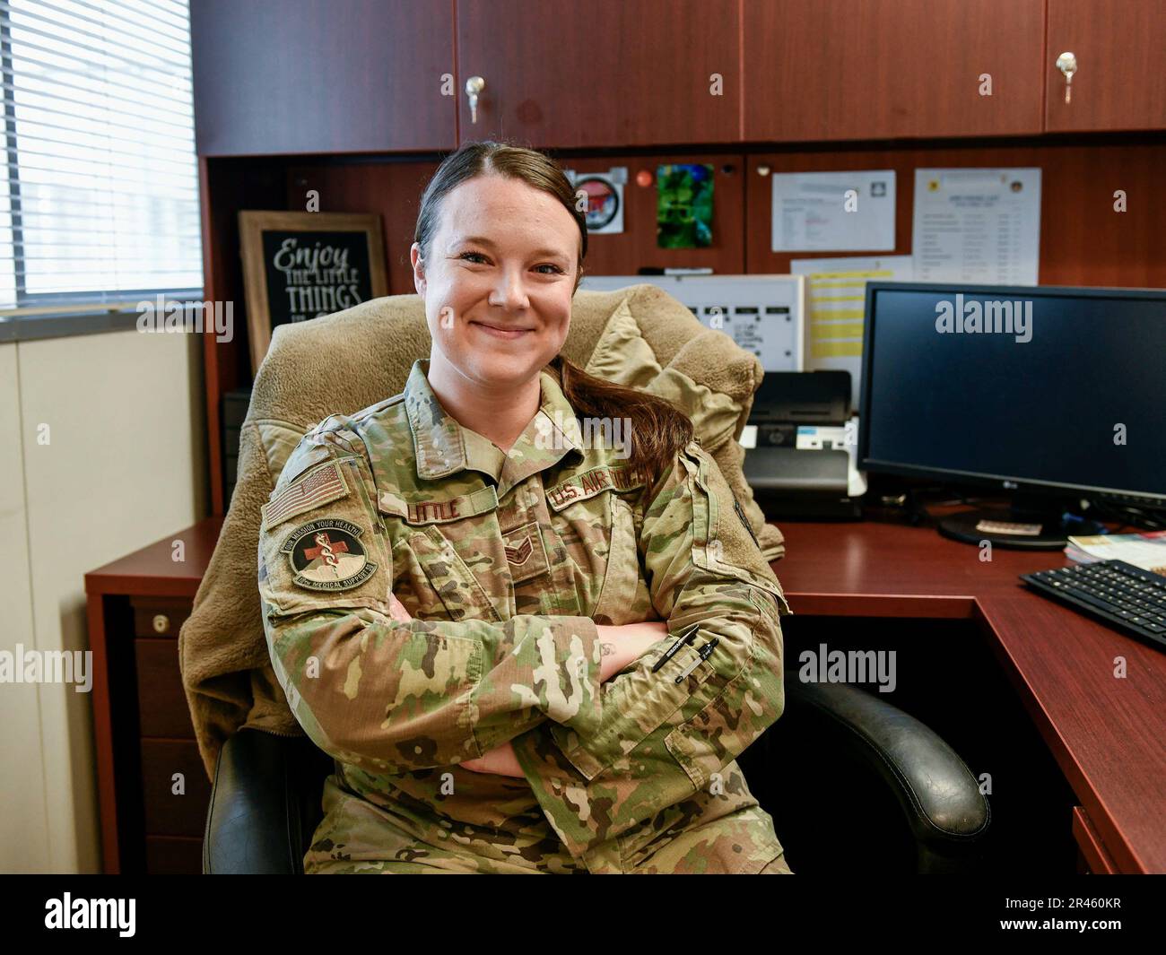 U.S. Air Force Staff Sgt. Victoria Little, 18th Medical Support ...