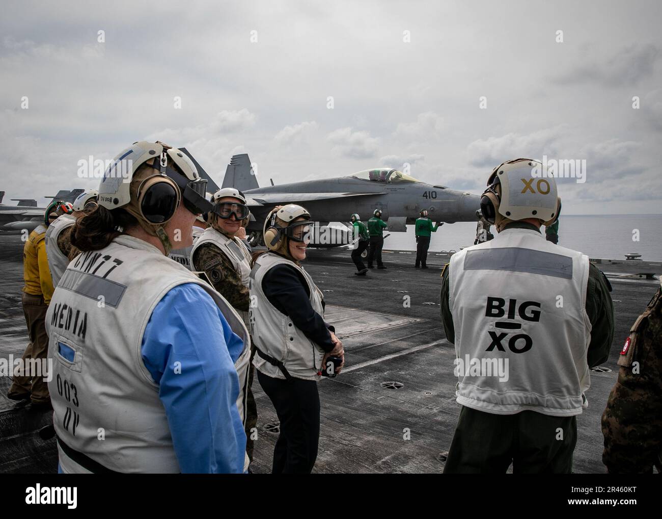 230322-N-EL850-2121 TYRRHENIAN SEA (March 22, 2023) Natasha Franceschi ...