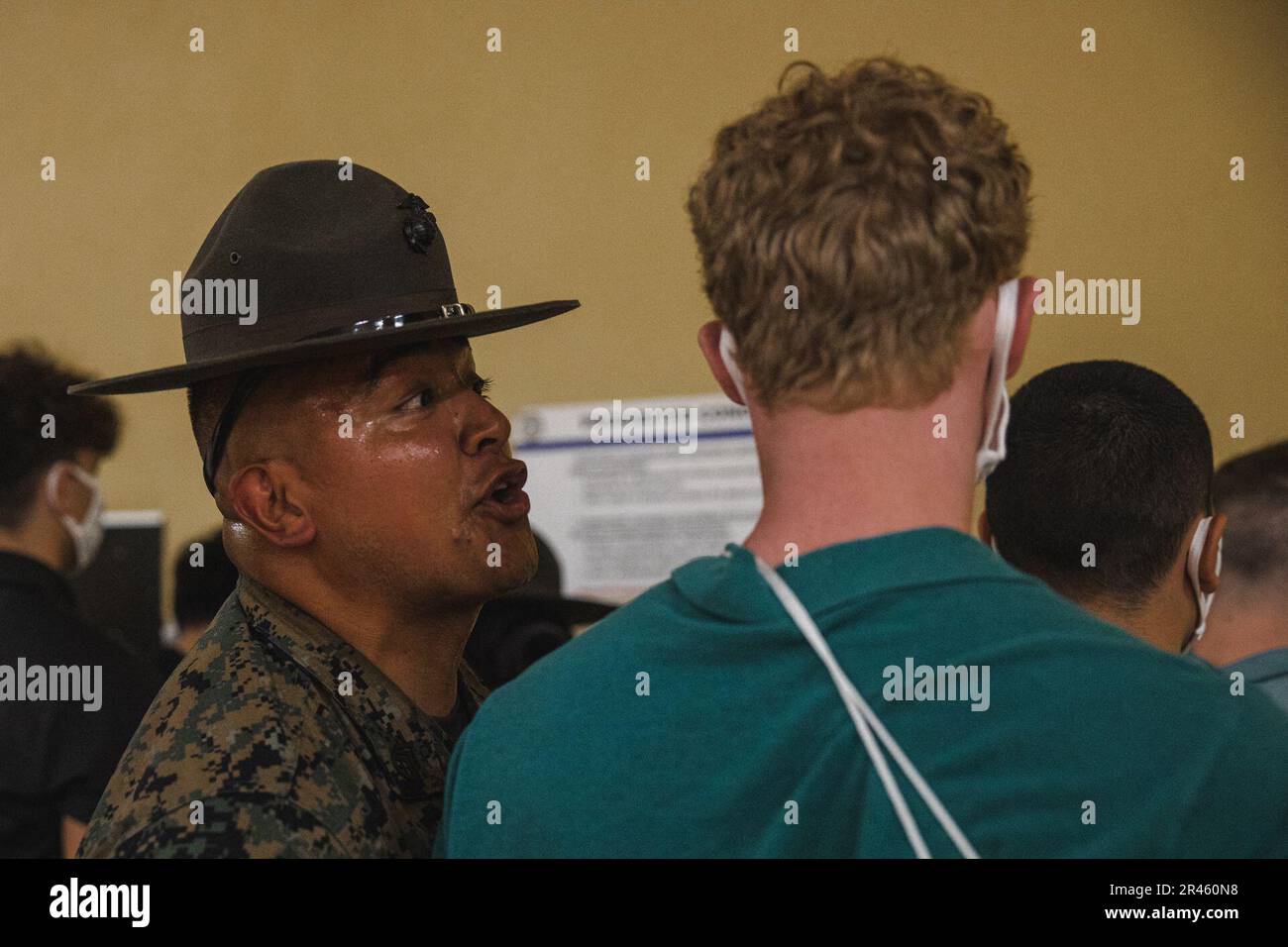 U.S. Marine Corps Staff Sgt. Fernando Mosqueda a Senior Drill ...