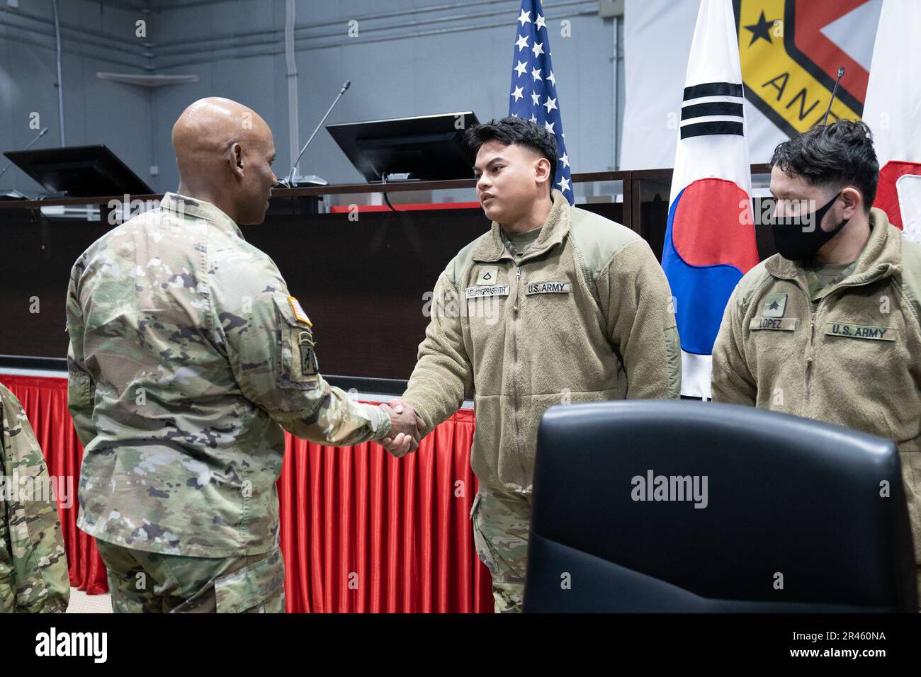 Lieutenant General Willard M. Burleson III, Commanding General, Eighth ...