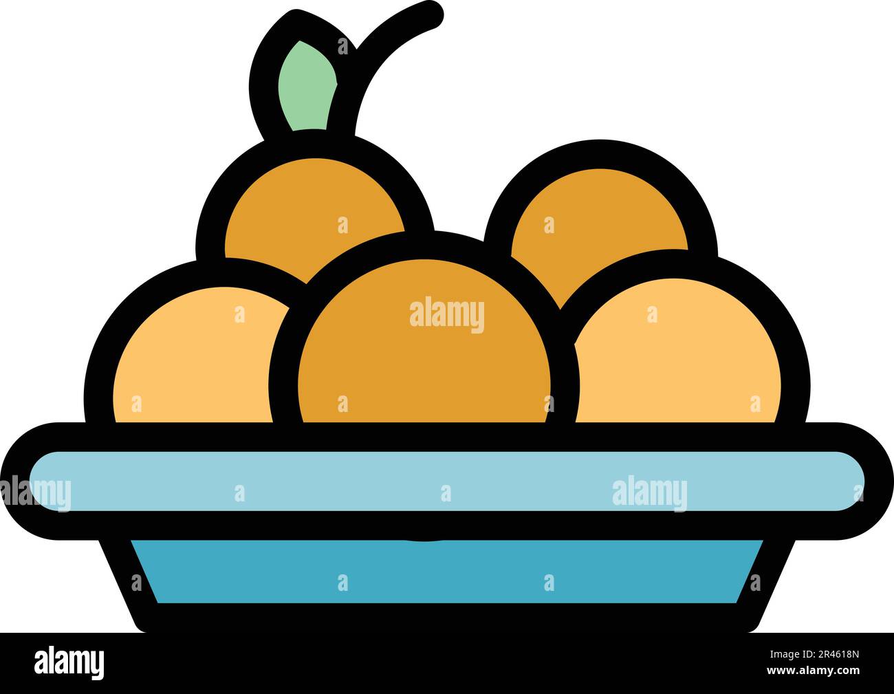 Lunch food icon. Outline Lunch food vector icon for web design isolated ...