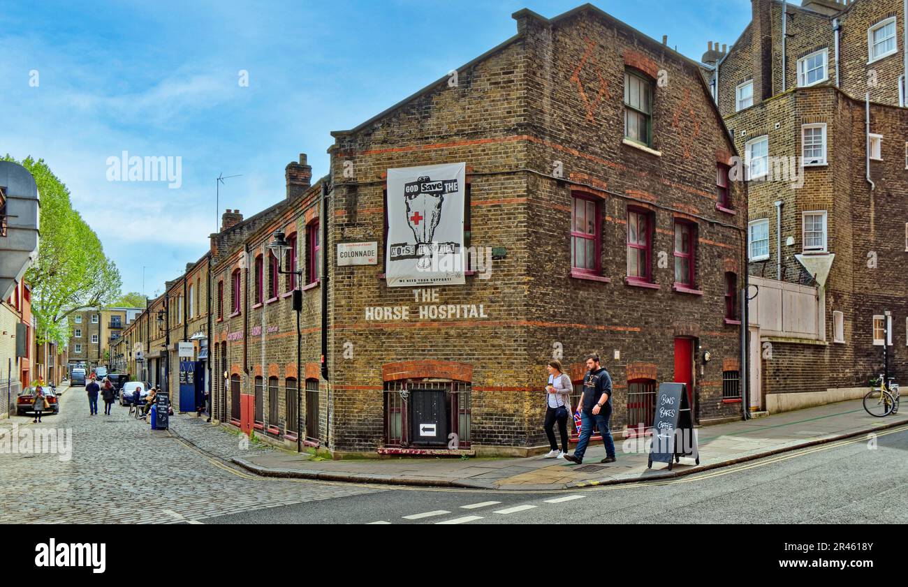 London Camden Herbrand Street and Colonnade Street The Horse Hospital ...