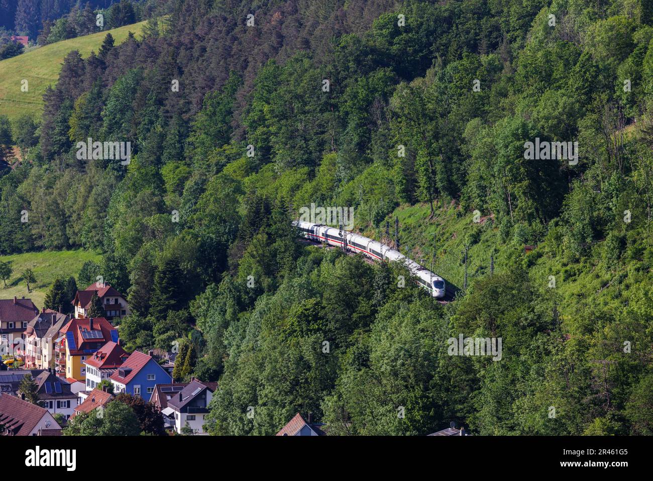 Hornberg, Germany. 26th May, 2023. The ICE 1579 of Deutsche Bahn (DB ...