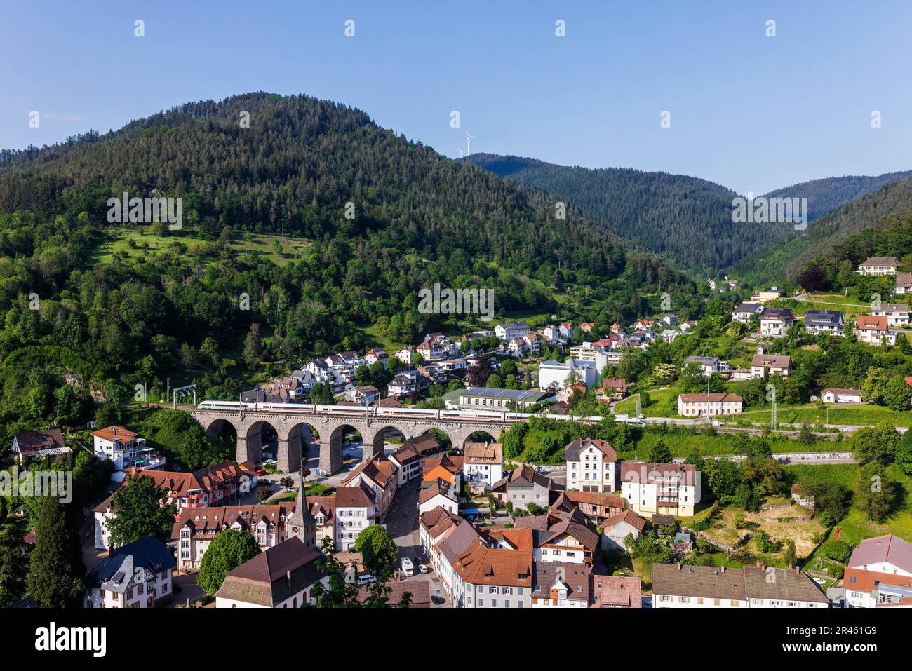 Hornberg, Germany. 26th May, 2023. The ICE 1579 of Deutsche Bahn (DB ...