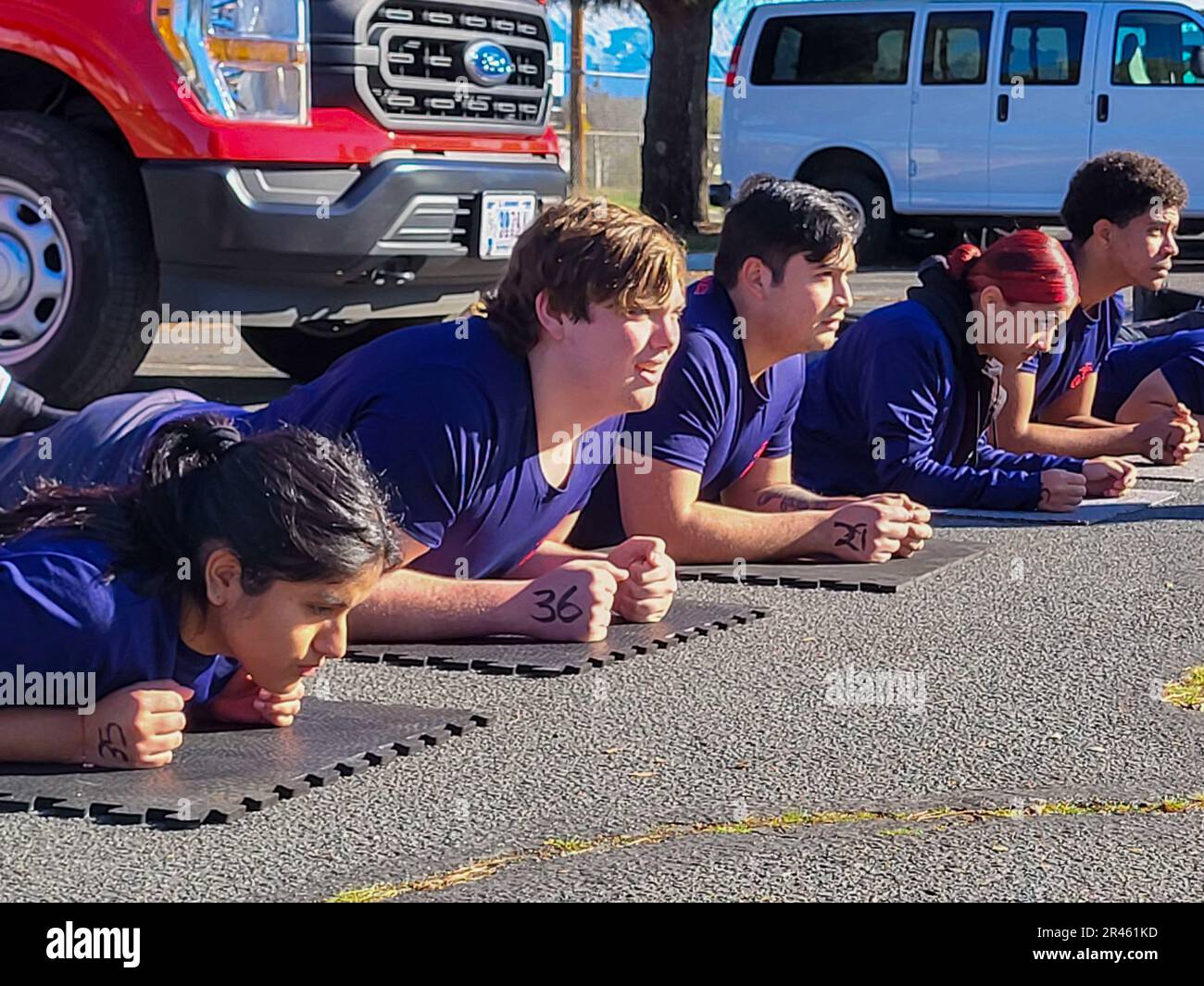 Future Marines in the delayed entry program with Recruiting Station ...