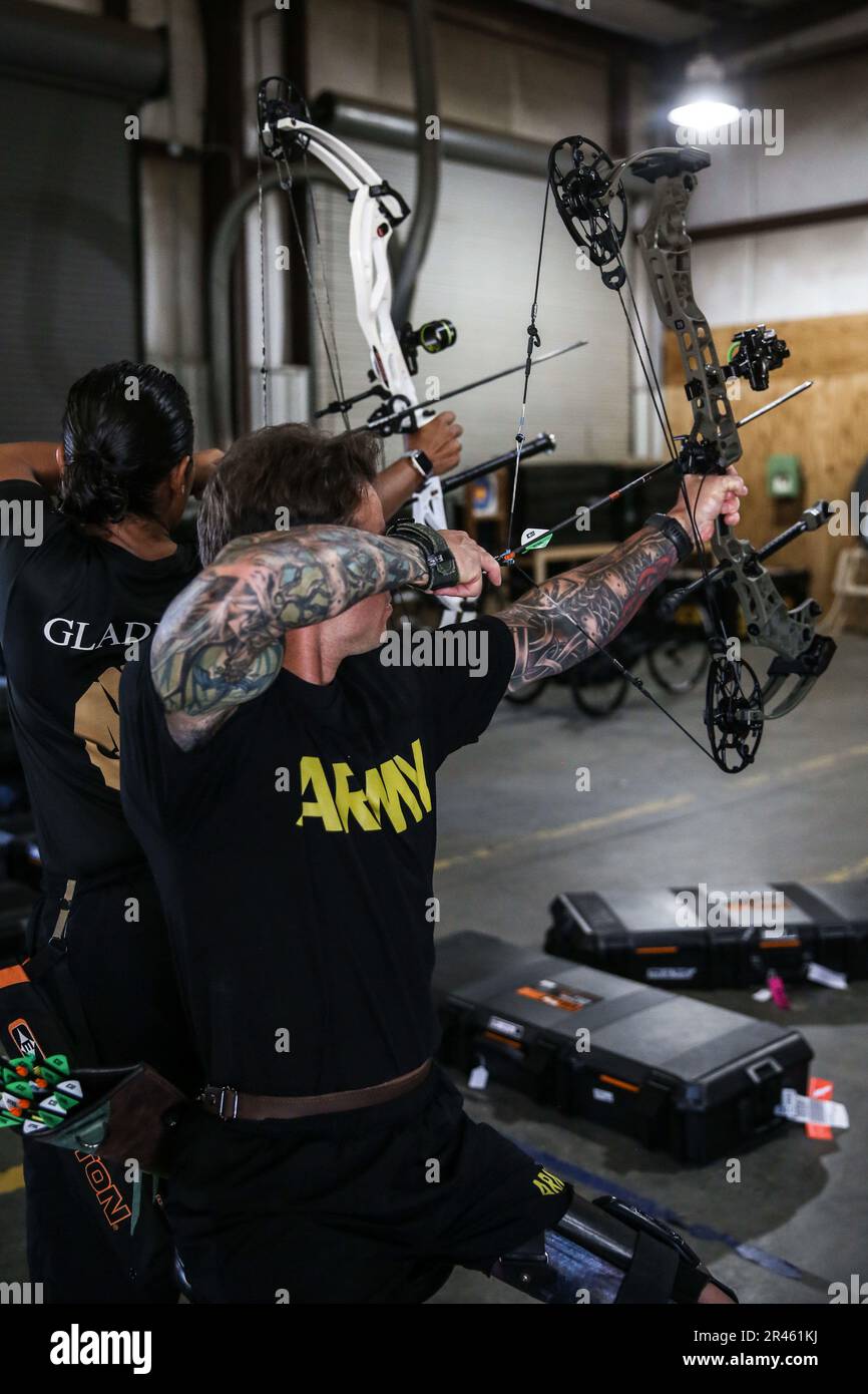 U.S. Army Staff Sgt. Cynthia Gore (left) and Master Sgt. Michael Haley ...