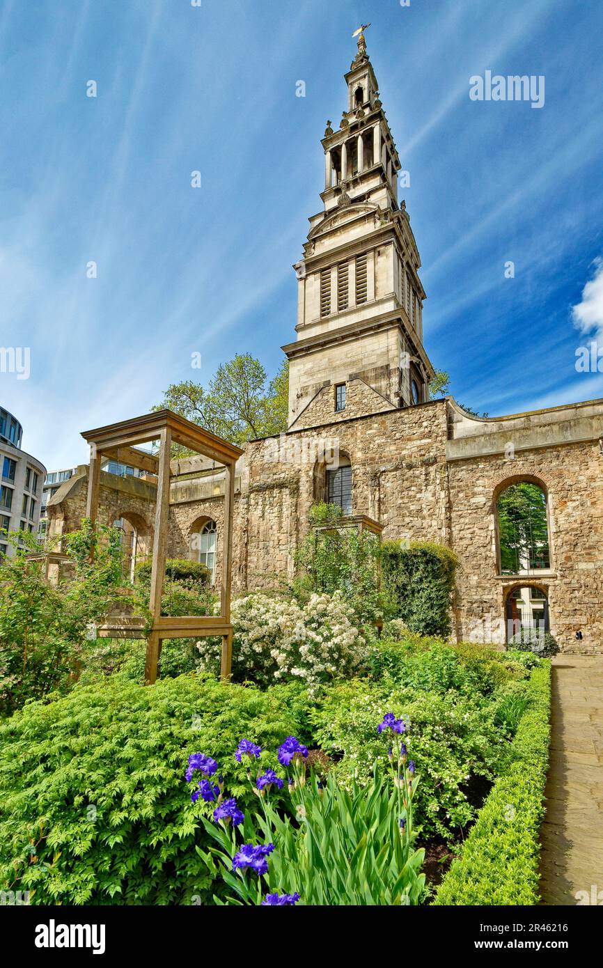 London King Edward Street Christchurch Greyfriars Church Garden the ...