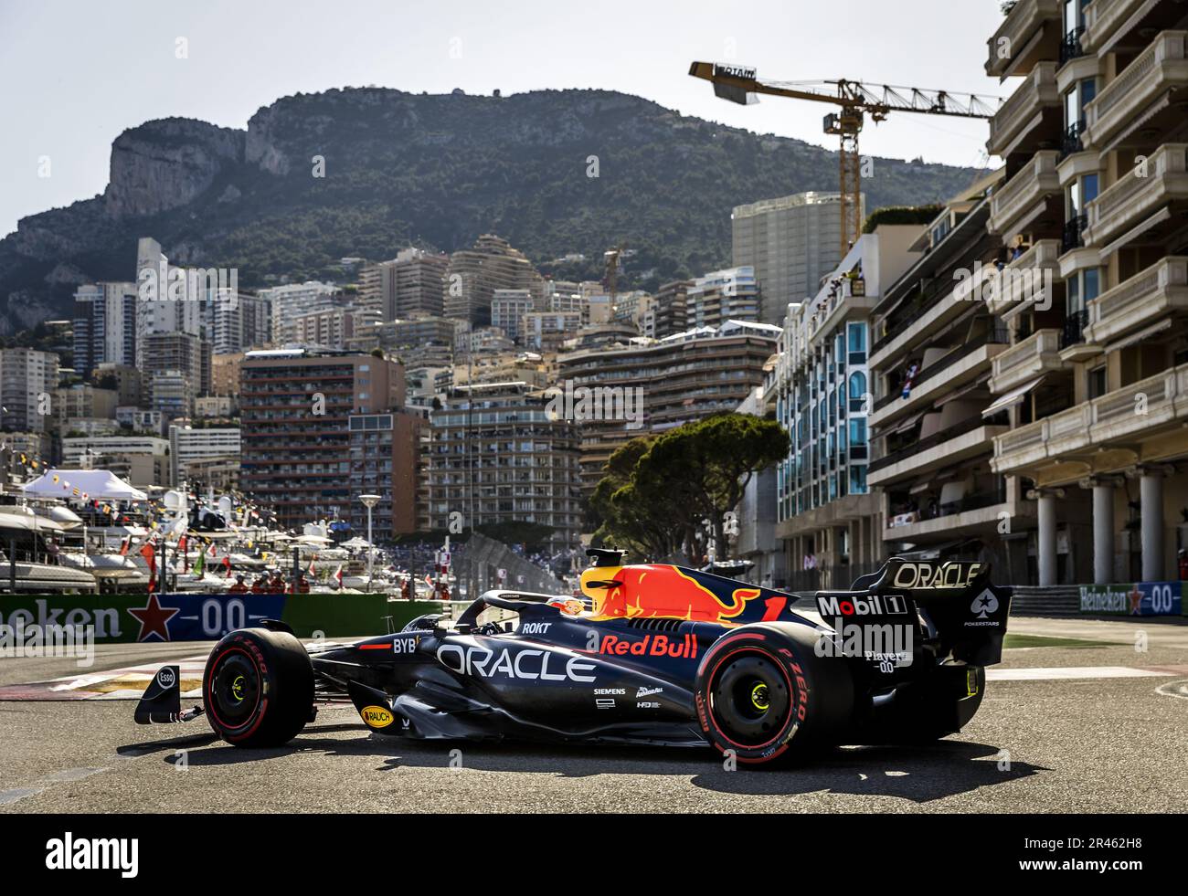 MONACO - Max Verstappen (Red Bull Racing) during the 2nd free practice ...