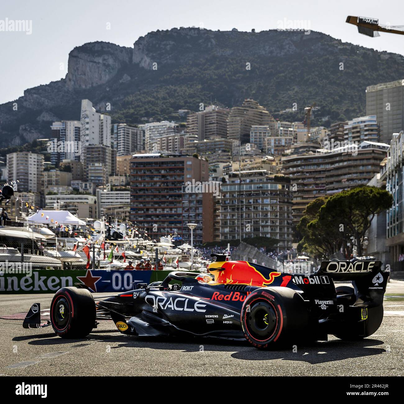 MONACO - Max Verstappen (Red Bull Racing) during the 2nd free practice ...