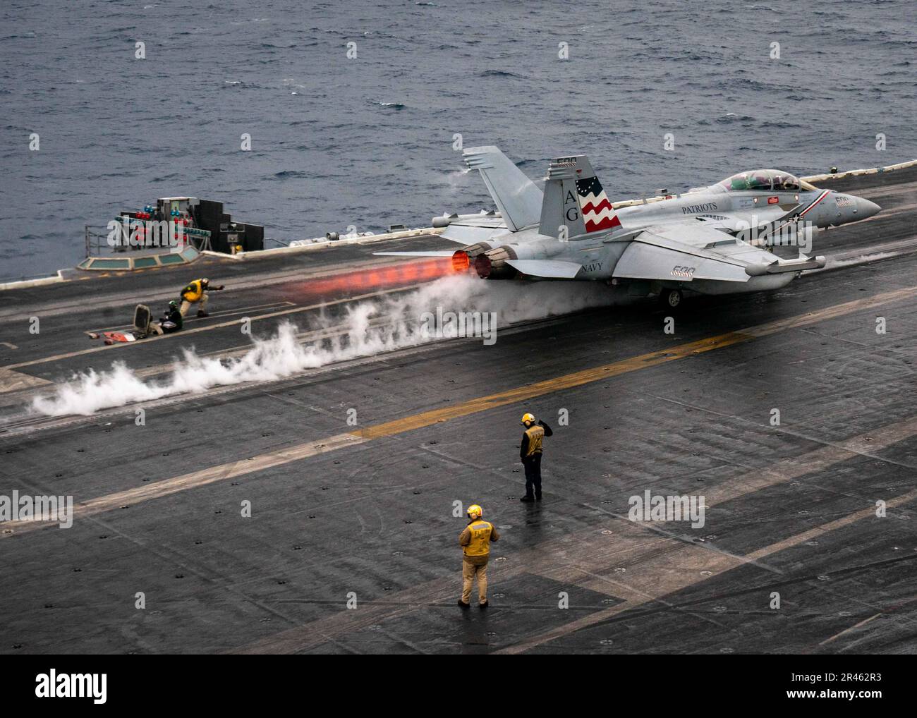 230403-N-EL850-2138 IONIAN SEA (April 3, 2023) An E/A-18G Growler ...