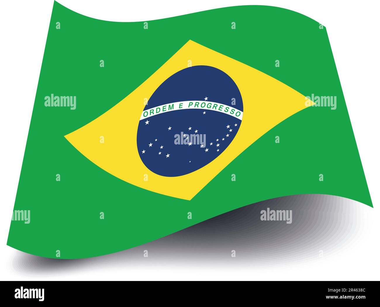 Flag of Brazil Brazilian National Flag Stock Vector Image & Art - Alamy