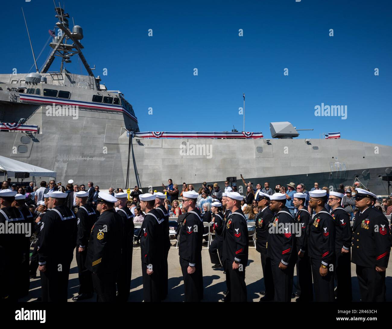 Commissioning of USS Santa Barbara (LCS 32) took place on April 1, 2023 ...