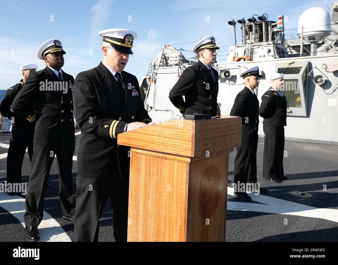 230321-N-DE439-1046 ATLANTIC OCEAN (March 21, 2023) Lt. Richard L ...