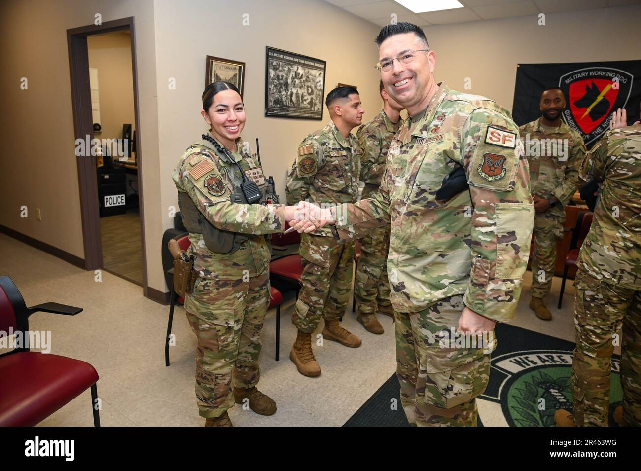 U.S. Air Force Brig. Gen. Thomas Sherman, Security Forces director ...