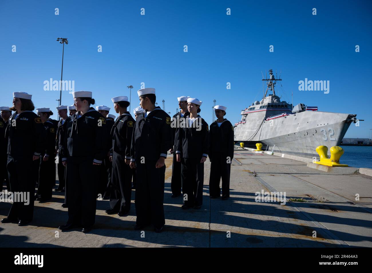 Commissioning of USS Santa Barbara (LCS 32) took place on April 1, 2023 ...