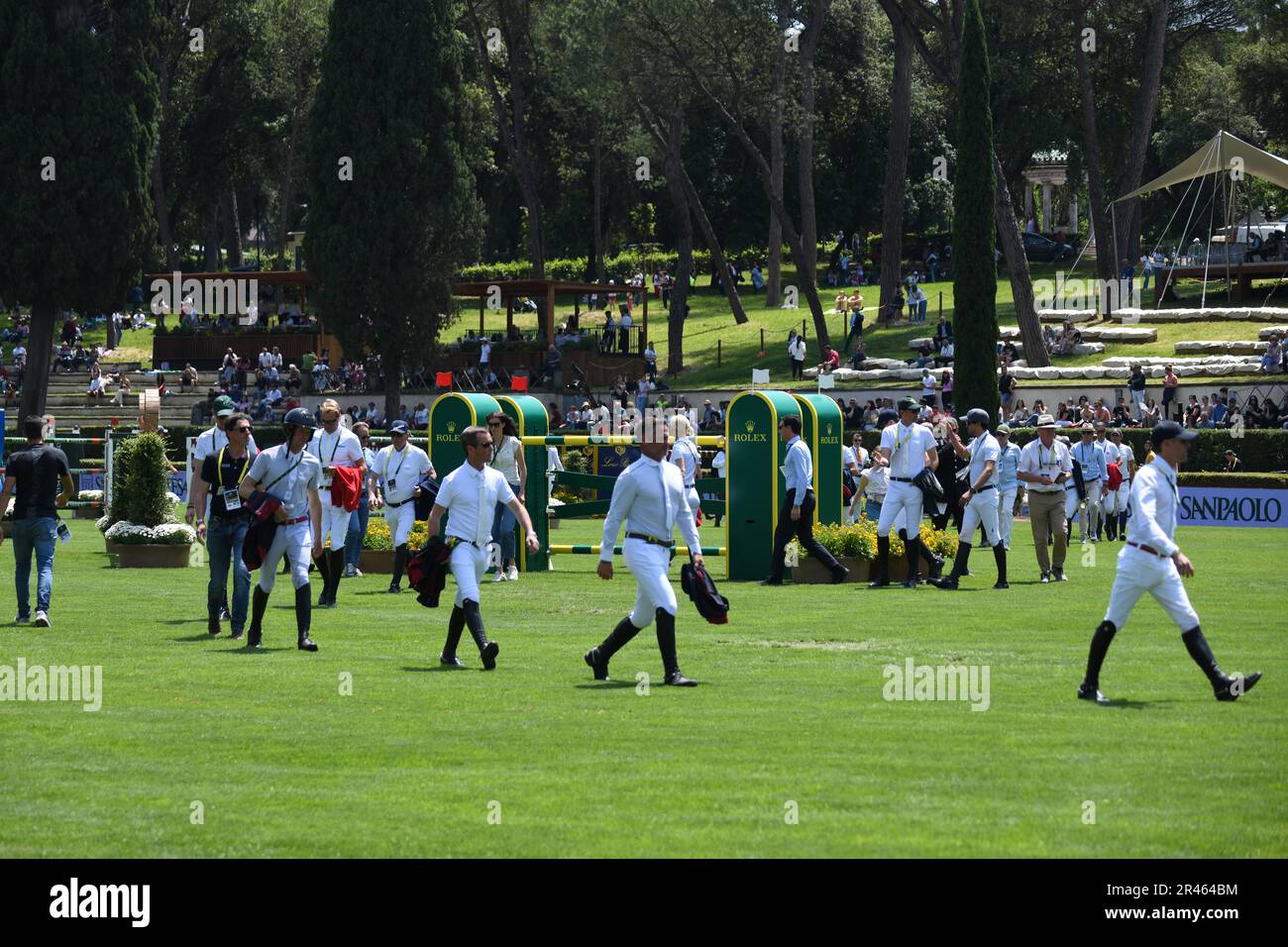 CSIO Roma 2023, Piazza di Siena, Rome, Italy, may 25 2023. Equestrian ...