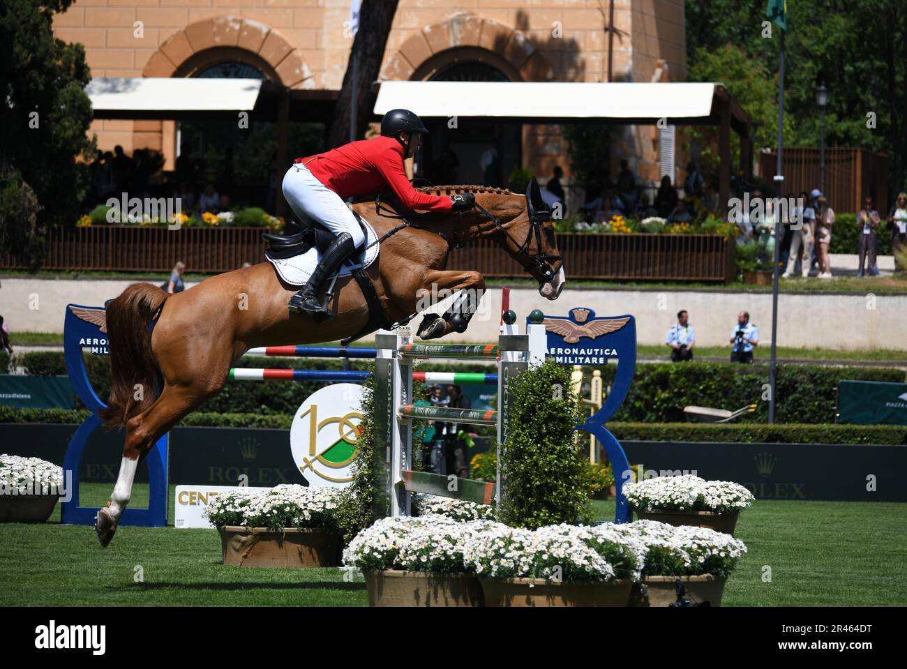 CSIO Roma 2023, Piazza di Siena, Rome, Italy, may 25 2023. Equestrian ...