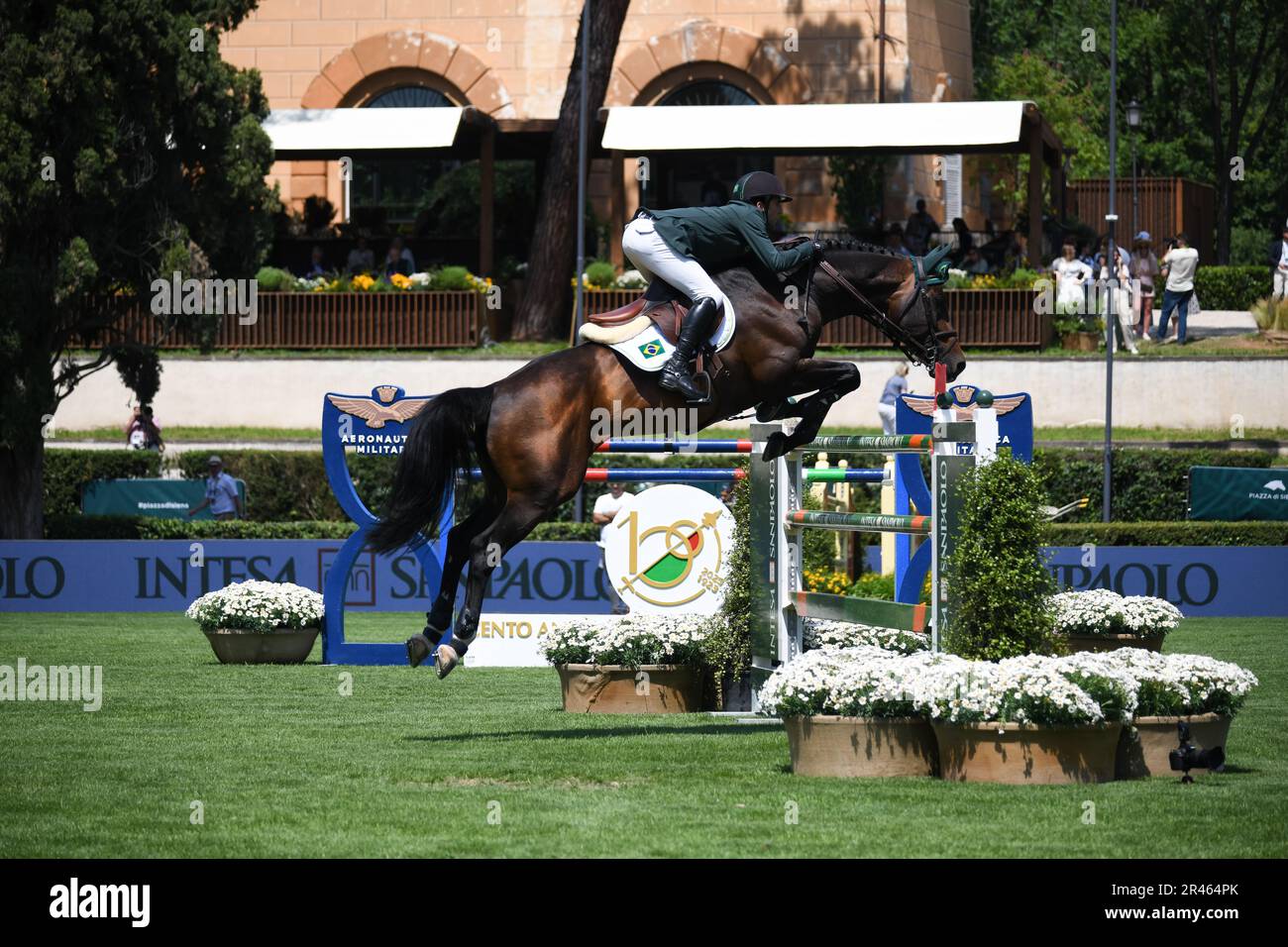 CSIO Roma 2023, Piazza di Siena, Rome, Italy, may 25 2023. Equestrian ...