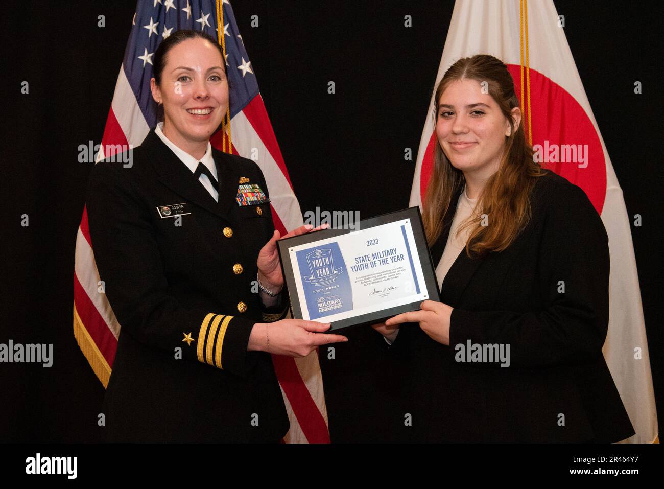 YOKOSUKA, Japan (March 31, 2023) – Cmdr. Lida Cooper, the chief staff ...
