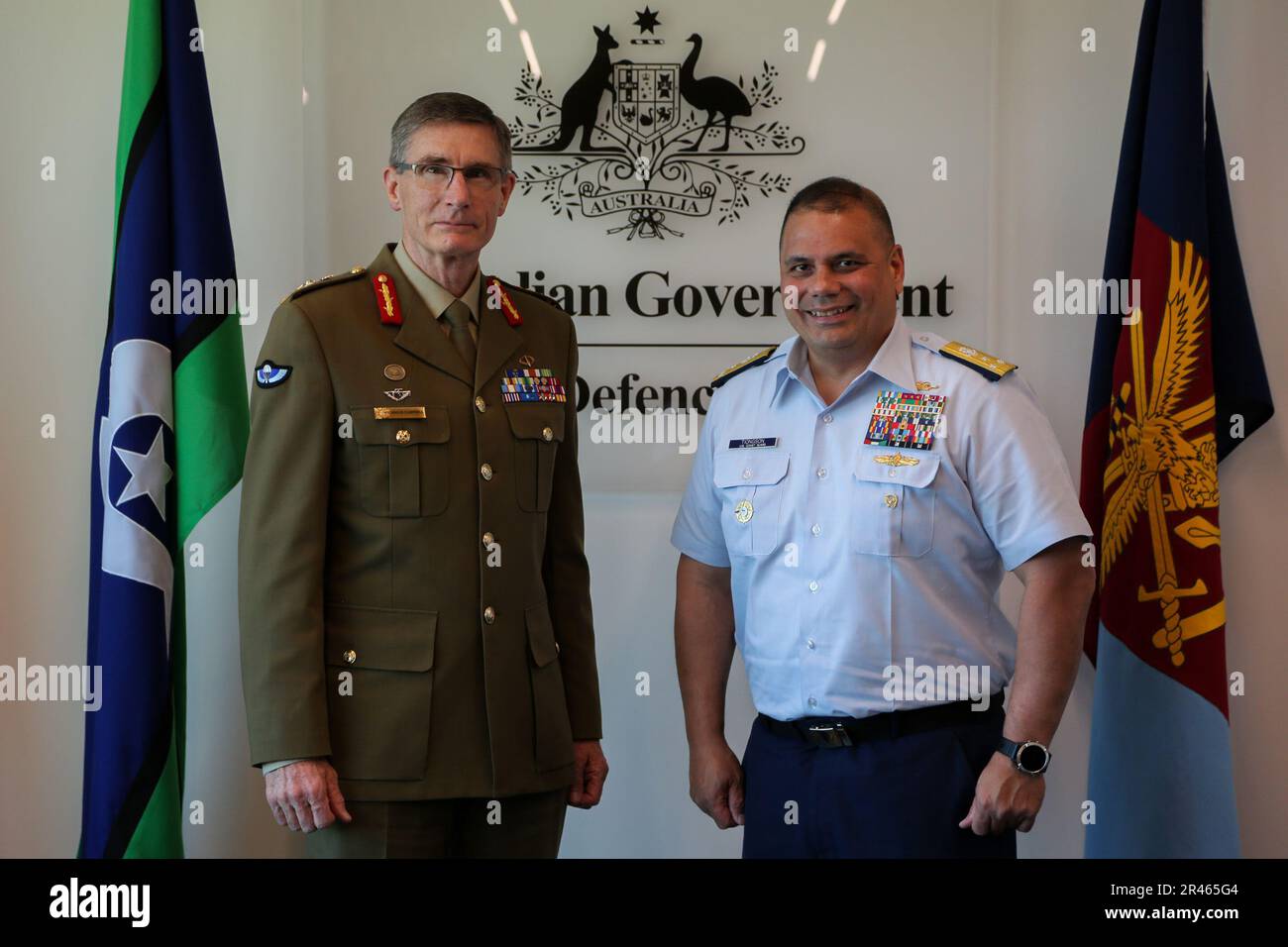 U.S. Coast Guard Vice Adm. Andrew Tiongson, commander of Pacific Area ...