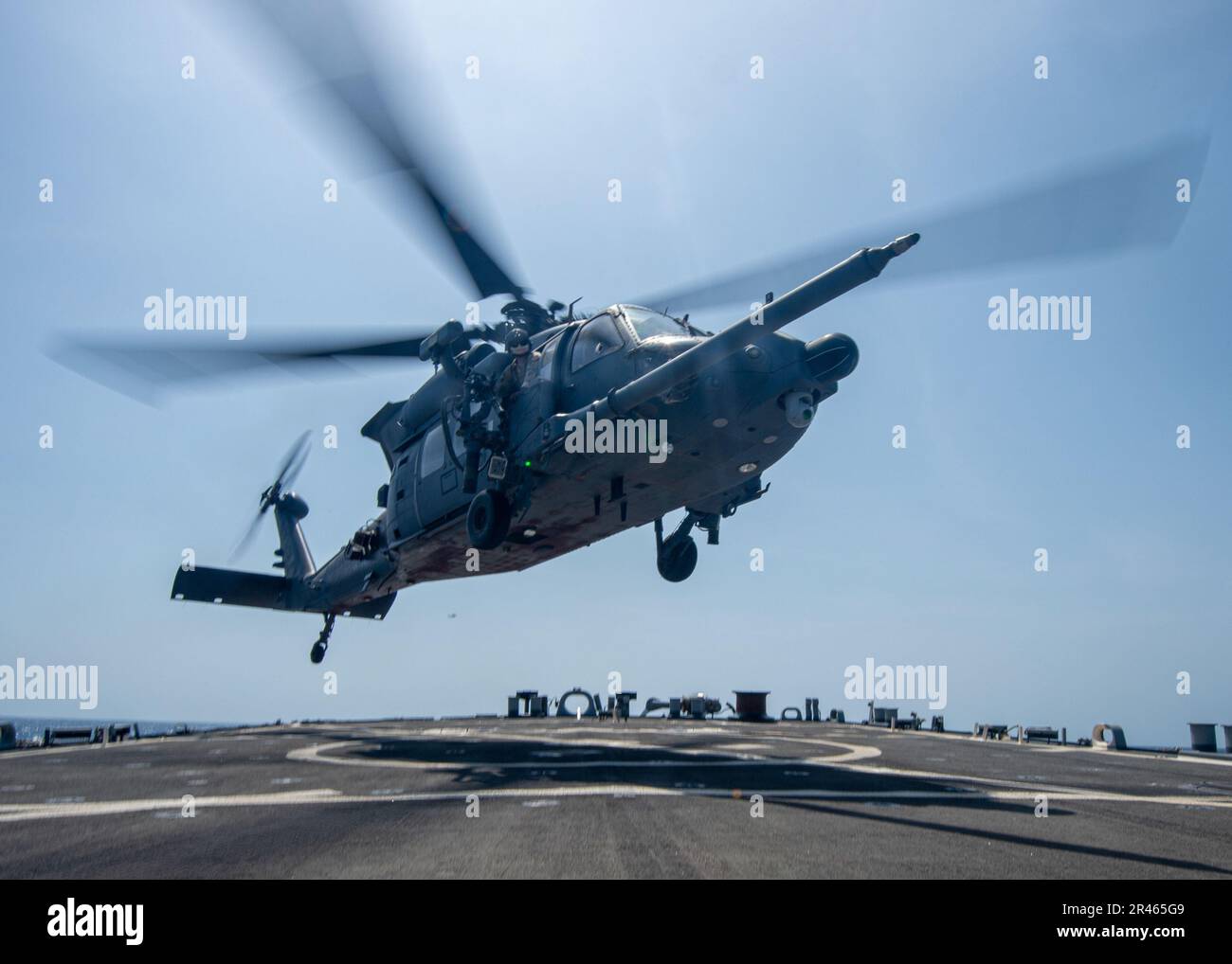 230402-N-NH267-1049 GULF OF ADEN (April 2, 2023) An HH-60W Jolly Green ...