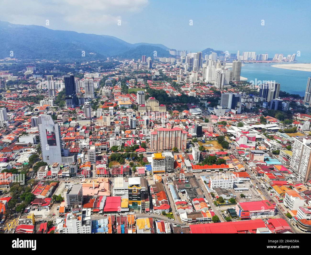 An aerial view of Penang in Malaysia Stock Photo - Alamy