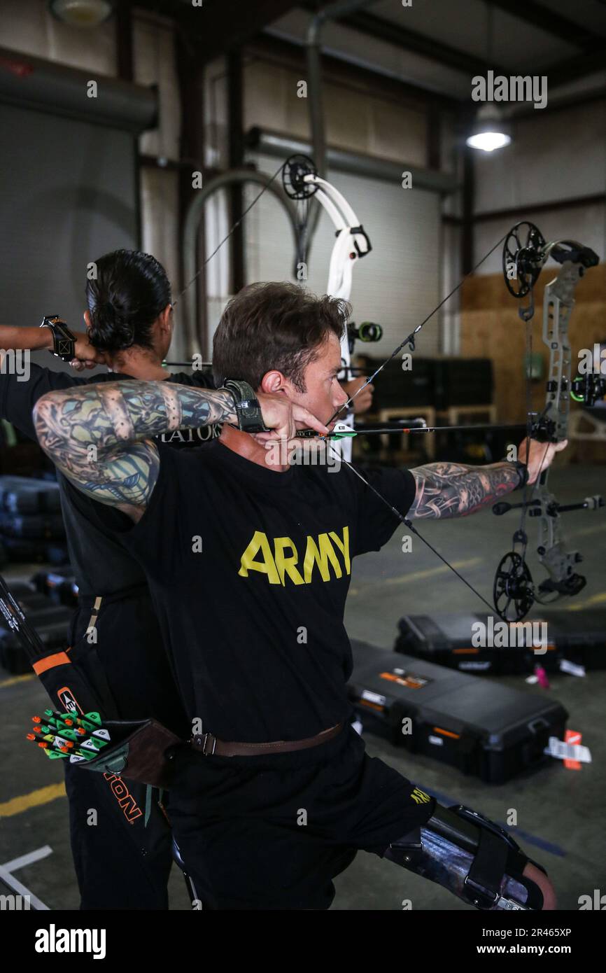 U.S. Army Staff Sgt. Cynthia Gore (left) and Master Sgt. Michael Haley ...