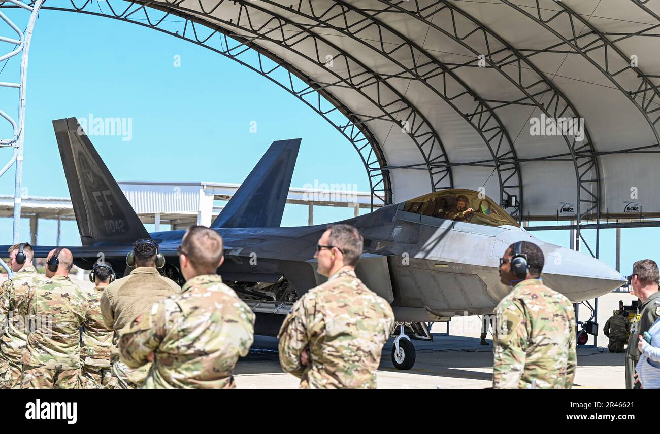 U.S. Air Force Lt. Col. Matthew Evers, 71st Fighter Squadron director ...