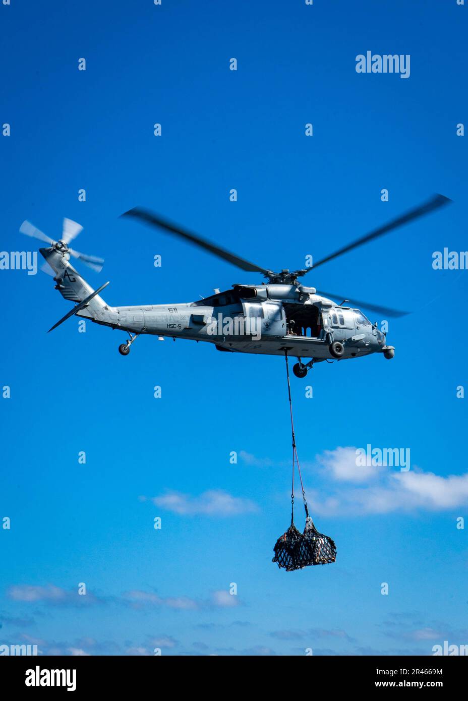 230410-N-EL850-2001 IONIAN SEA (April 10, 2023) An MH-60S Nighthawk ...