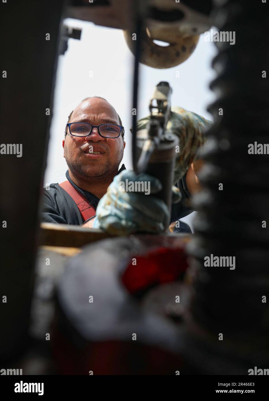 SOUTH CHINA SEA (April 11, 2023) – Operations Specialist Seaman Swain ...